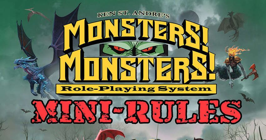 Monsters! Monsters! Mini-Rules | RPG Item | RPGGeek