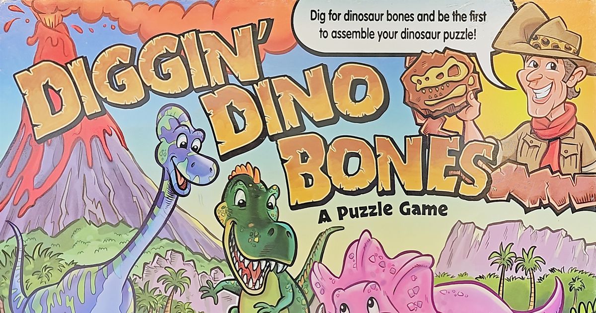 Diggin' Dino Bones | Board Game | BoardGameGeek