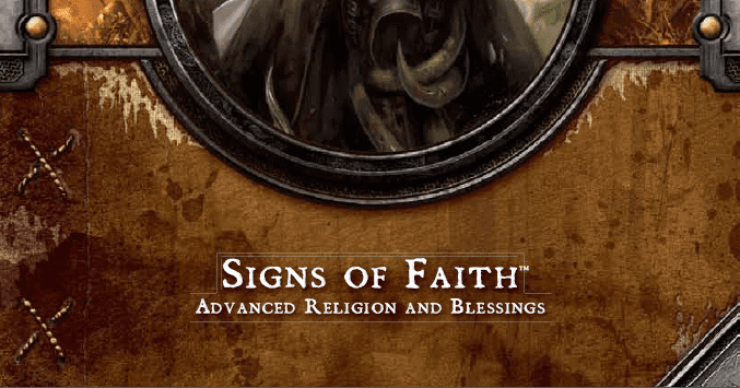 Signs of Faith: Advanced Religion and Blessings | RPG Item | RPGGeek