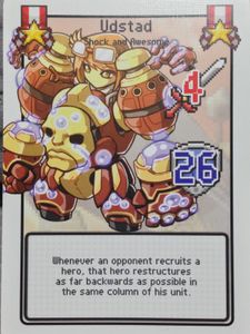 Pixel Tactics: HD Leader Card – Udstad | Board Game | BoardGameGeek