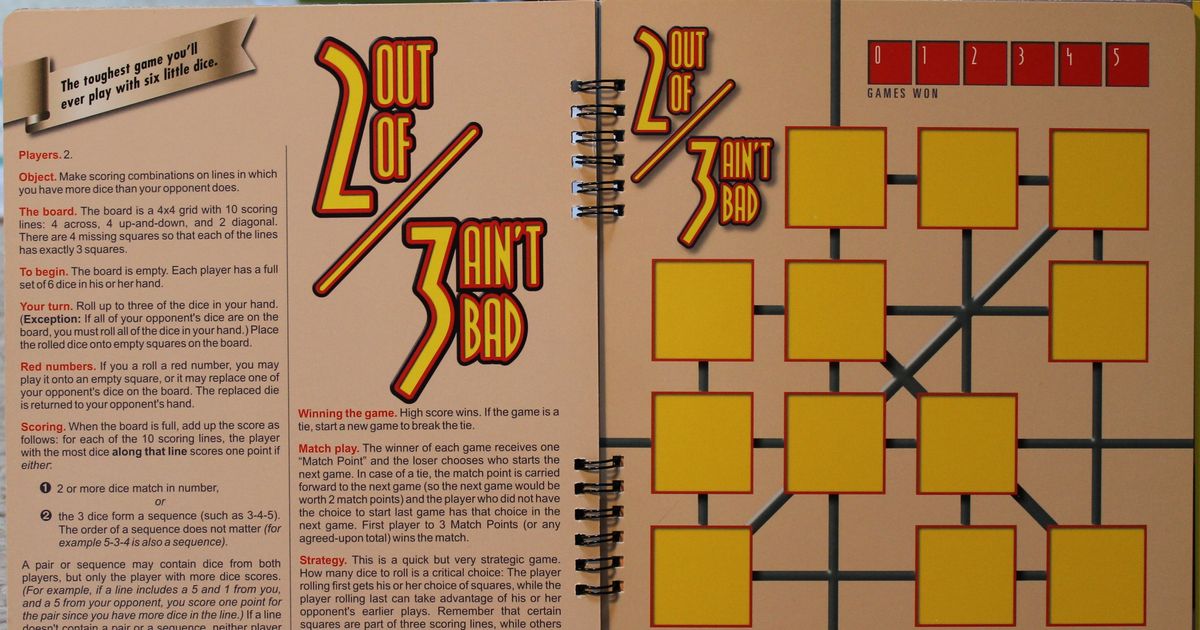 2 out of 3 ain't bad | Board Game | BoardGameGeek