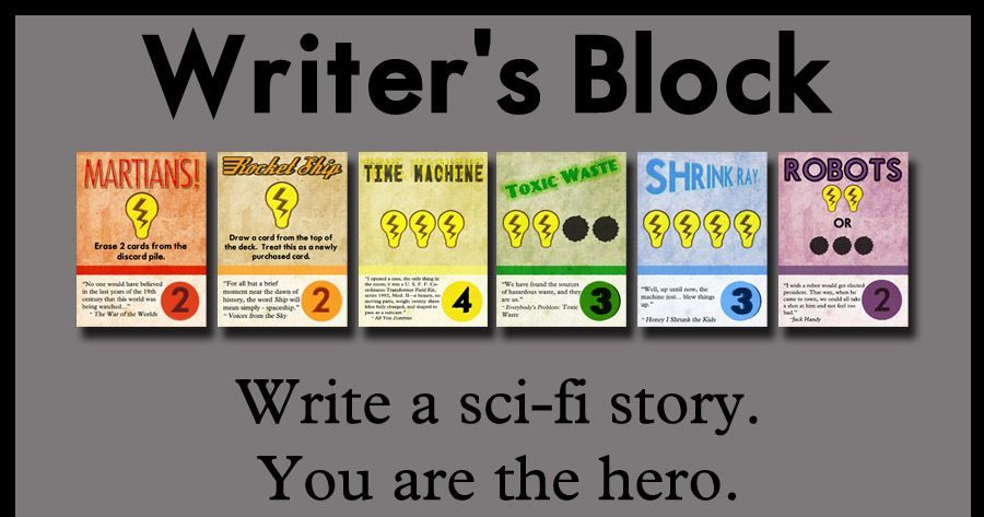 Writer's Block | Board Game | BoardGameGeek