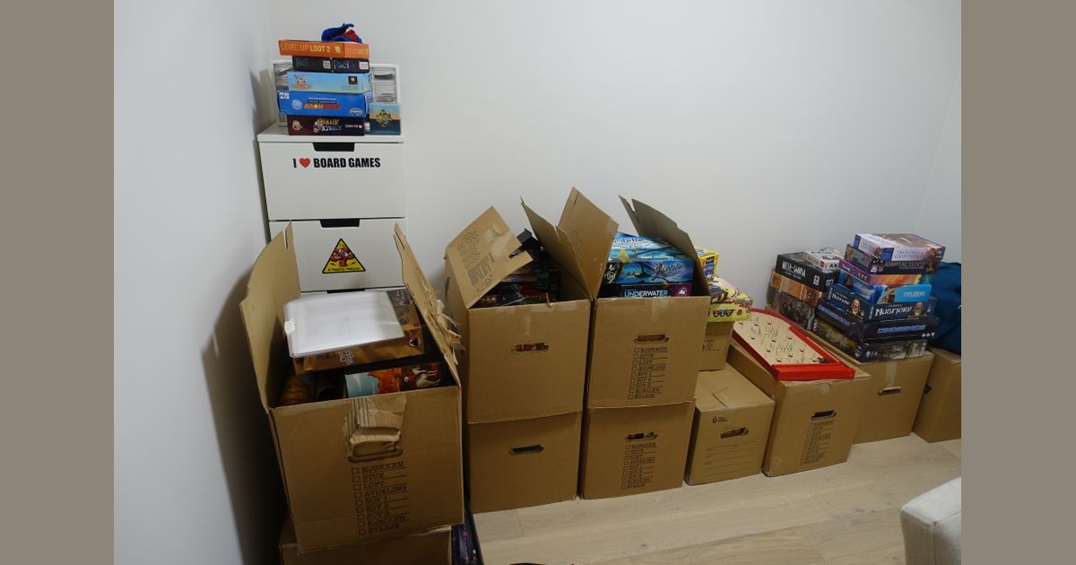 Packing out your collection | One Single Meeple | VideoGameGeek