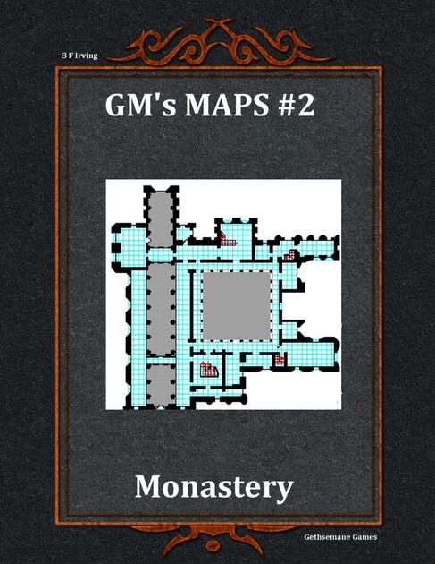 GM's Maps 02: Monastery | RPG Item | RPGGeek