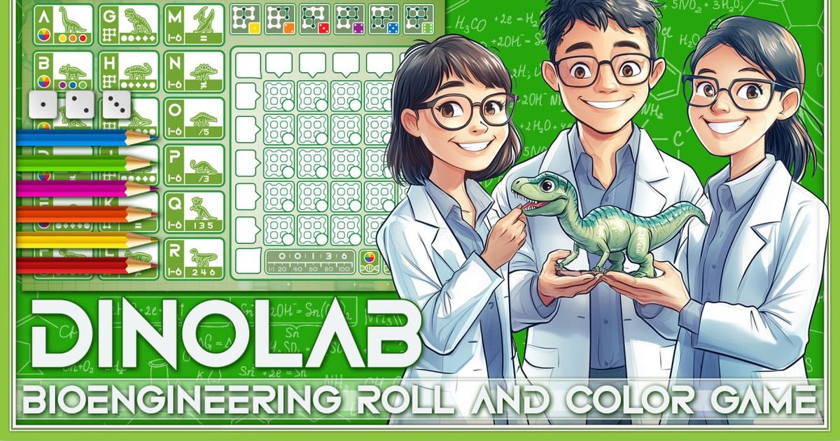 Dino Lab | Board Game | BoardGameGeek