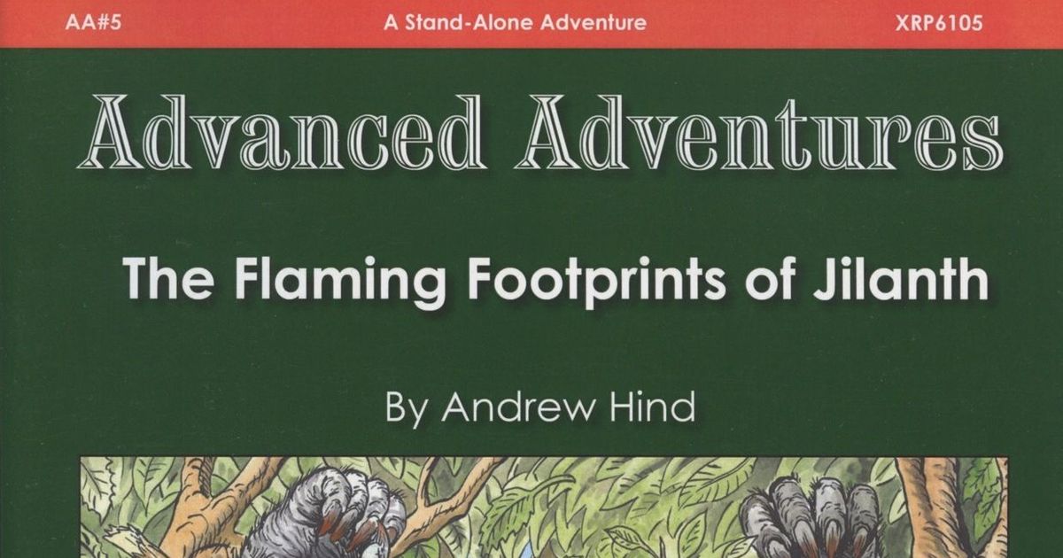 AA#05: The Flaming Footprints of Jilanth | RPG Item | RPGGeek