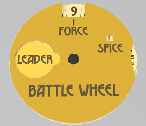 Spice Dial Battle Wheel (Laser Cut version) | Dune