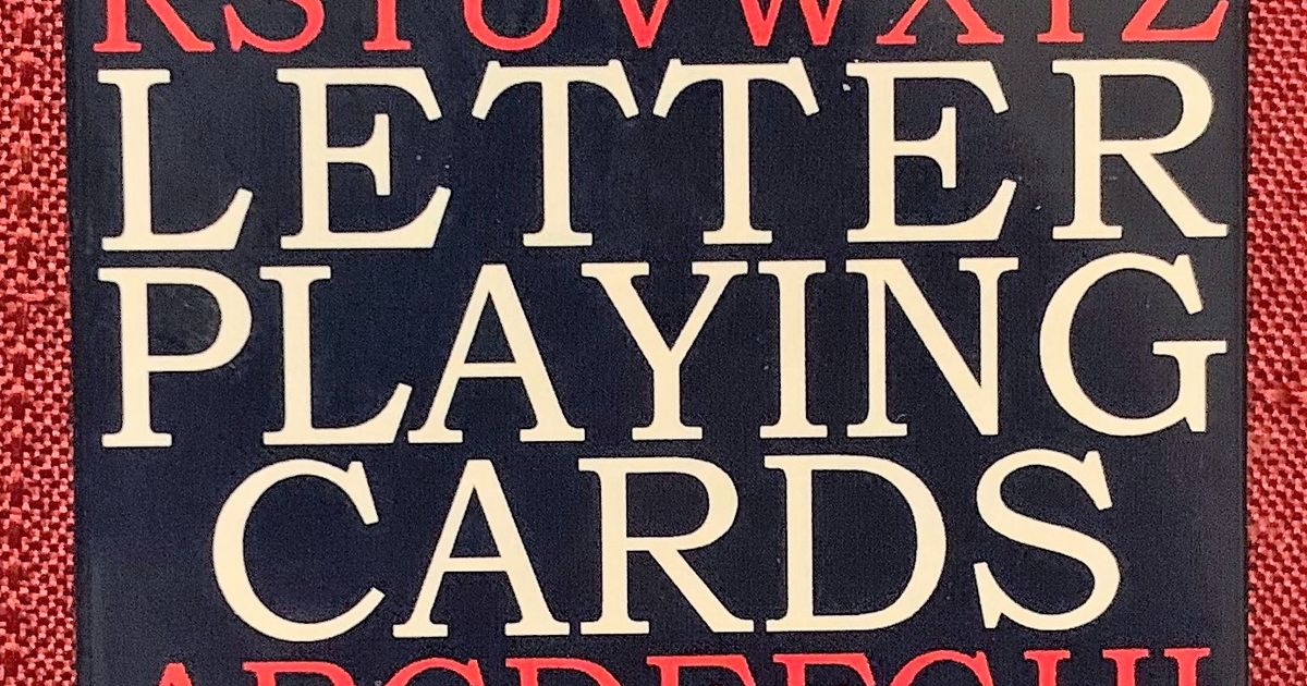 Letter Playing Cards | Board Game | BoardGameGeek