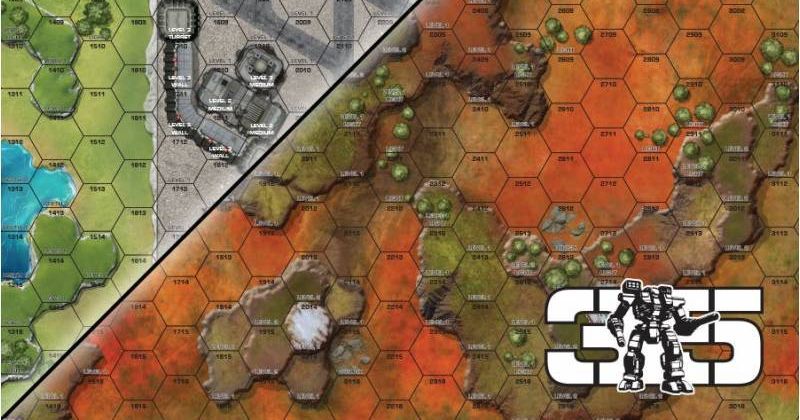 BattleTech: Tundra/Grasslands Battlemat | Board Game | BoardGameGeek
