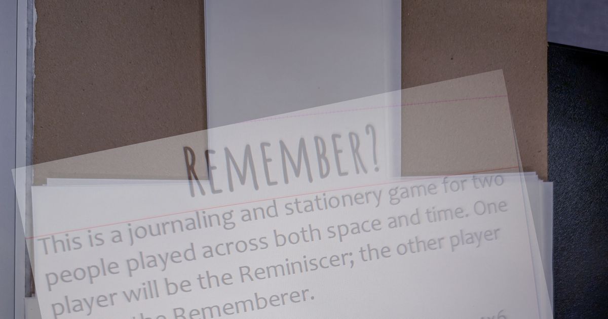 Remember? | Board Game | BoardGameGeek