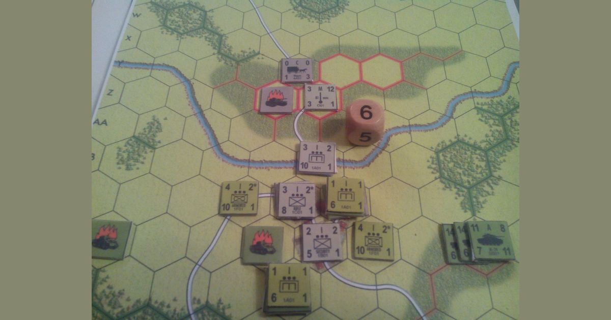 Panzer Leader- Scenario 20 - Remagen Bridge- My first Panzer Leader ...