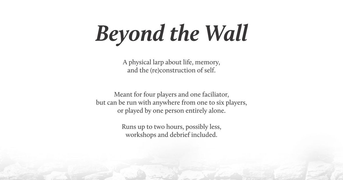 Beyond the Wall | RPG Item | RPGGeek