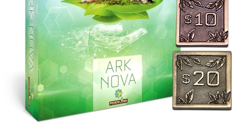 Ark Nova: Moedas & Co. Metal Coins | Board Game Accessory | BoardGameGeek