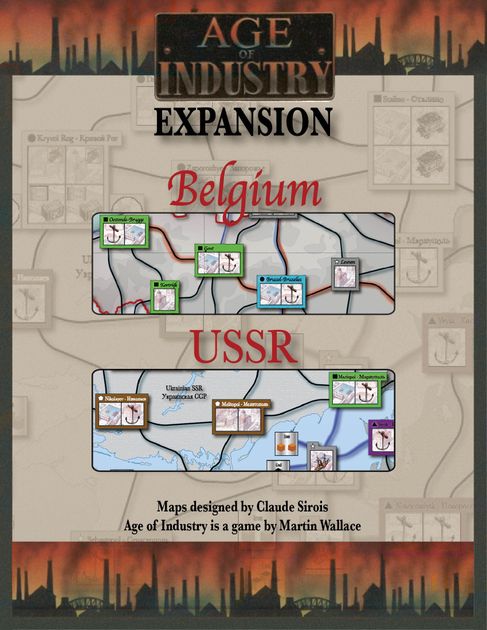 USSR Official Expansion Map | Age of Industry Expansion: Belgium & USSR
