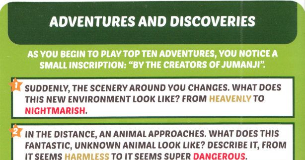 Top Ten Adventures: Adventures and Discoveries | Board Game | BoardGameGeek