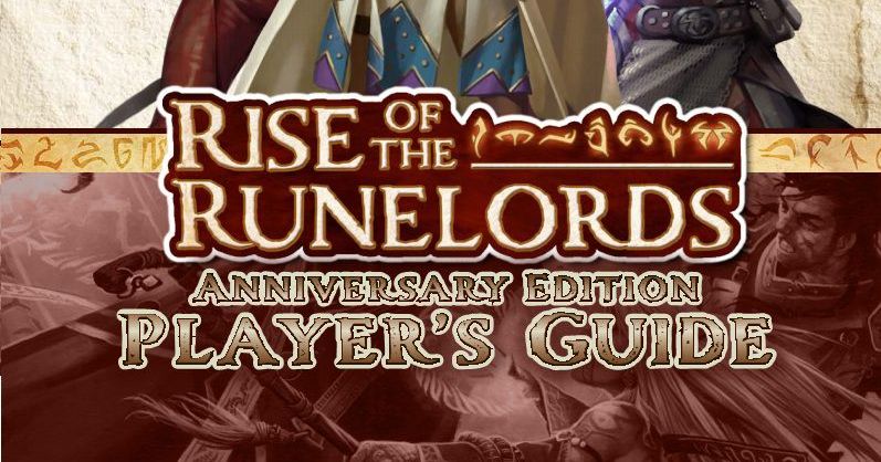 Rise of the Runelords Anniversary Edition Player's Guide | RPG Item | RPGGeek