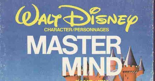 Walt Disney Master Mind | Board Game | BoardGameGeek