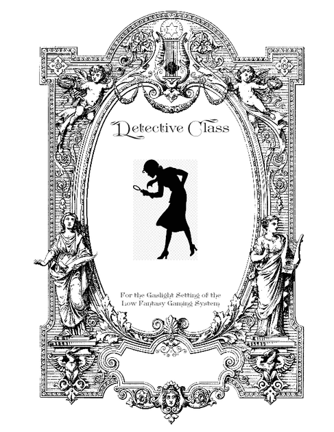 Gaslight Characters: Detective Class | RPG Item | RPGGeek