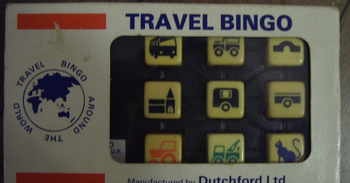 Travel Bingo | Board Game | BoardGameGeek