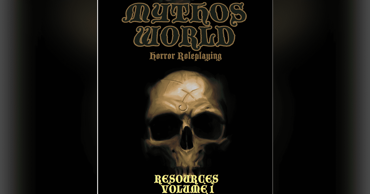 Mythos World Resources Volume 1 | RPG Item | RPGGeek