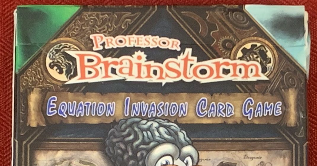 Professor Brainstorm Equation Invasion Card Game | Board Game ...
