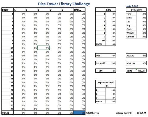 Dice Tower Library Challenge | The Dice Tower
