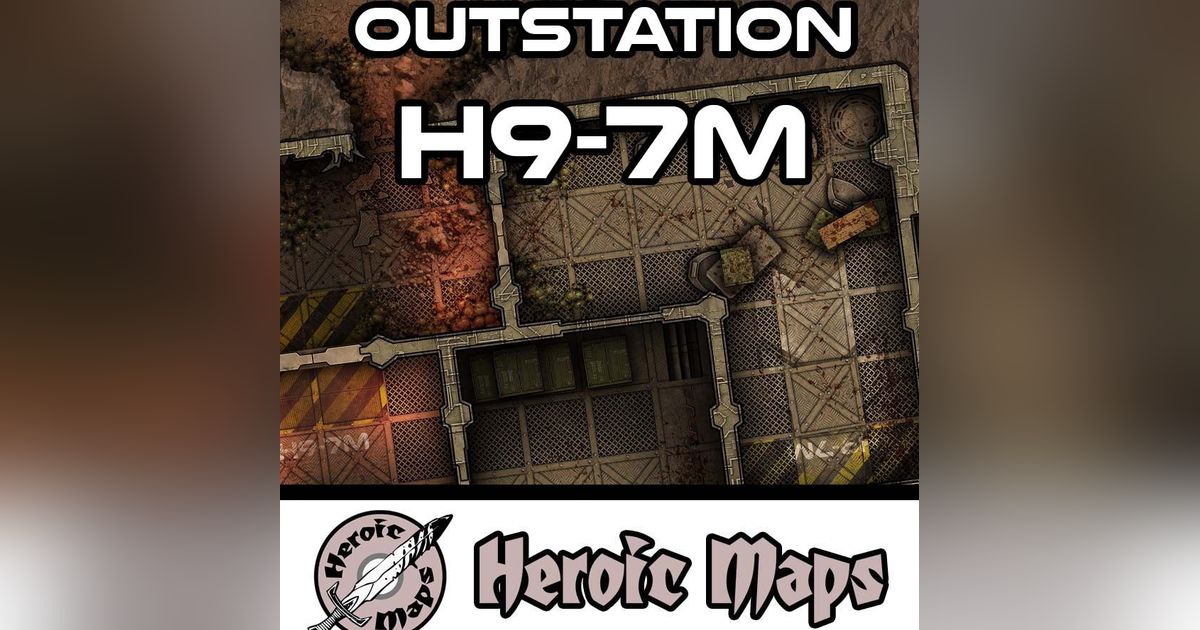 Heroic Maps: Outstation H9-7M | RPG Item | BoardGameGeek