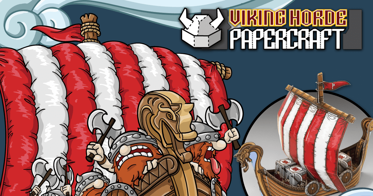 Viking Horde: Papercraft | Board Game | BoardGameGeek