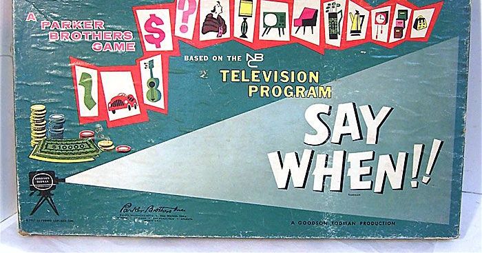 Say When!! | Board Game | BoardGameGeek