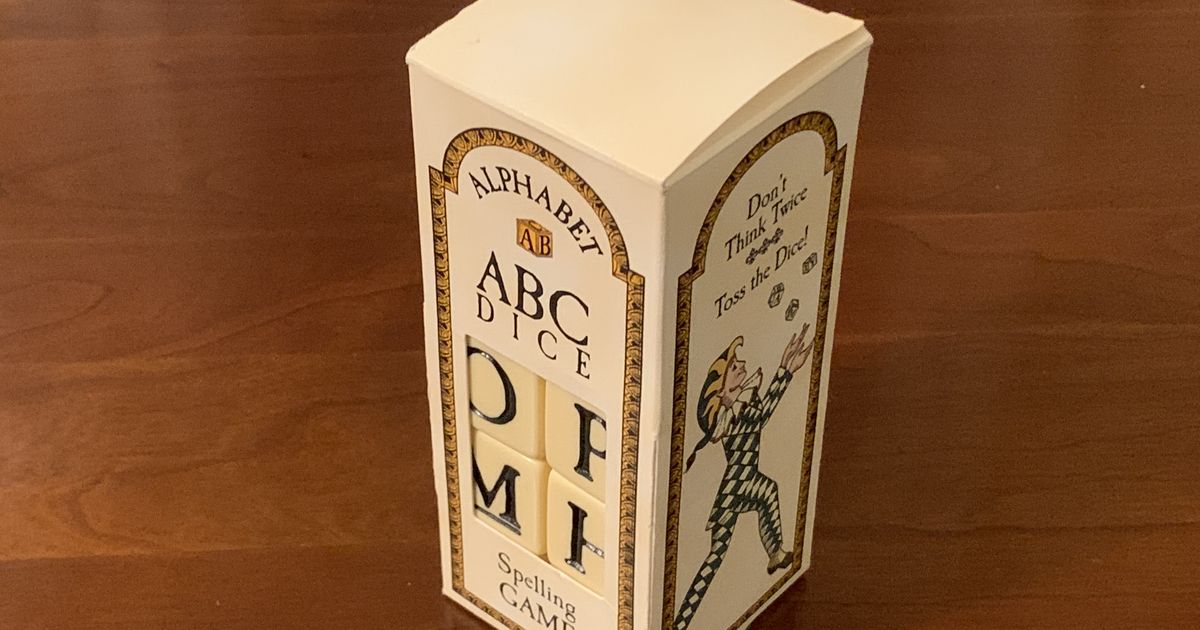ABC Dice | Board Game | BoardGameGeek