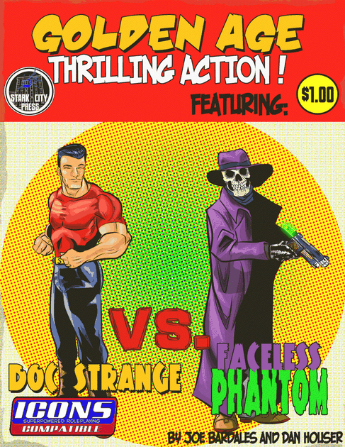 Golden Age Thrilling Action #1: Doc Strange vs. Faceless Phantom | RPG ...