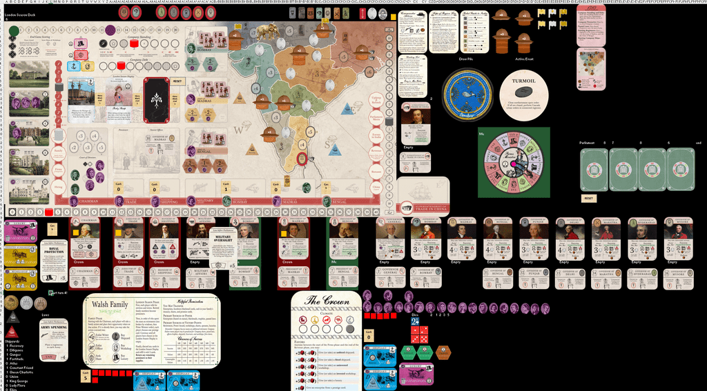 Pete Boteman's Board Game Spreadsheet Builds