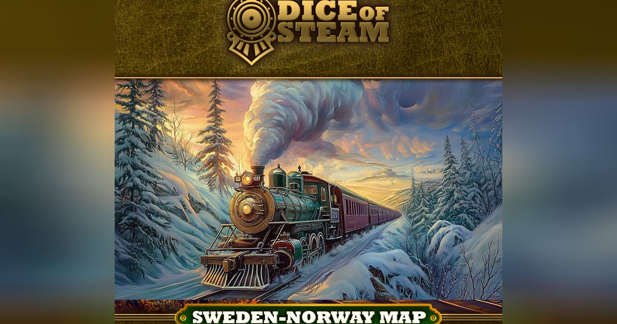 Dice of Steam: Sweden-Norway Map | Board Game | BoardGameGeek