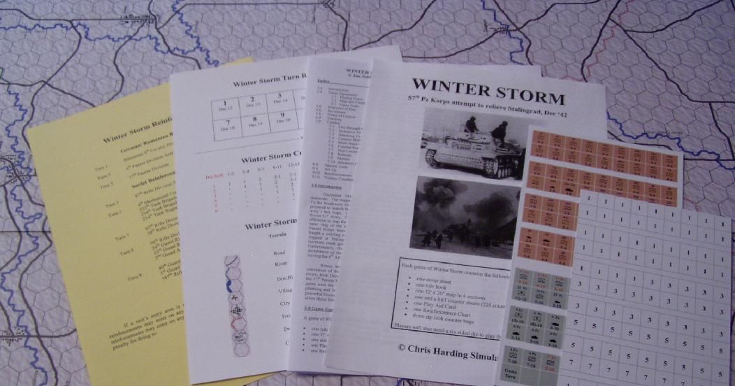 Winter Storm: 57th Pz Korps Attempt to Relieve Stalingrad | Board Game ...