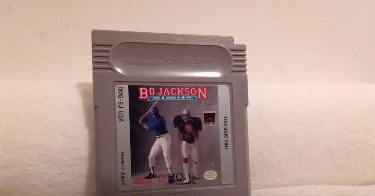 Bo Jackson: 2 Games In 1 | Video Game | BoardGameGeek