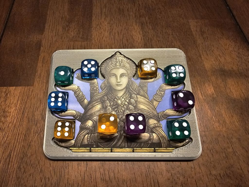3D Printed Kali Statue Dice Holder | Rajas of the Ganges