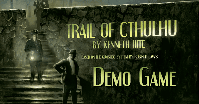 Trail of Cthulhu Demo Game | RPG Item | RPGGeek