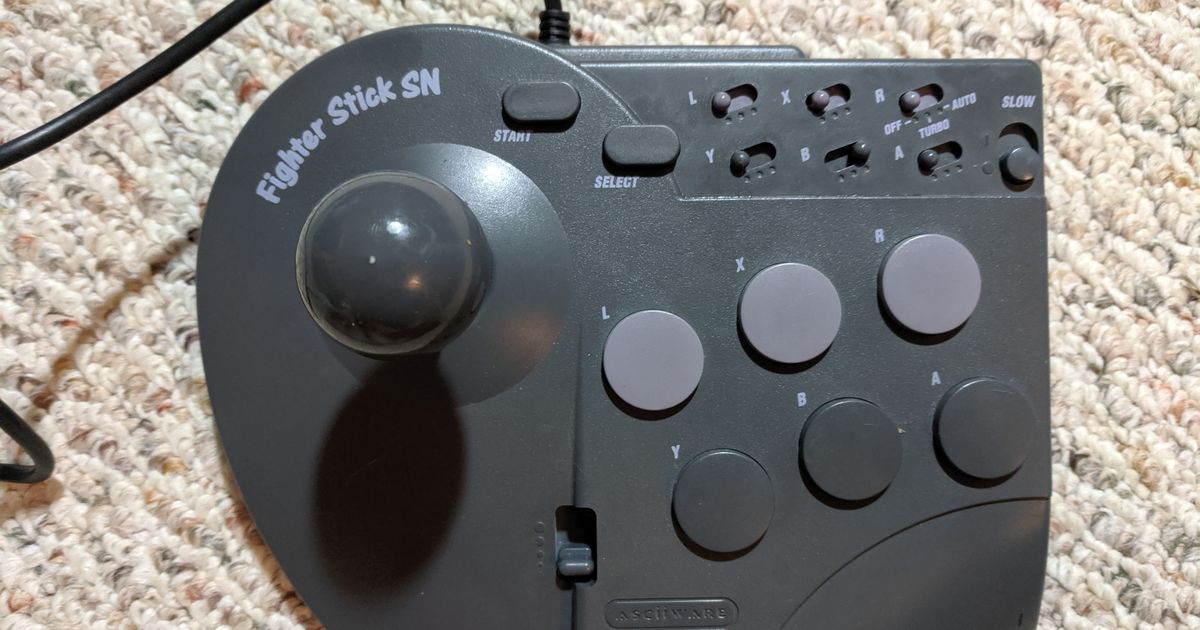 Asciiware Fighter Stick SN | Video Game Hardware | VideoGameGeek