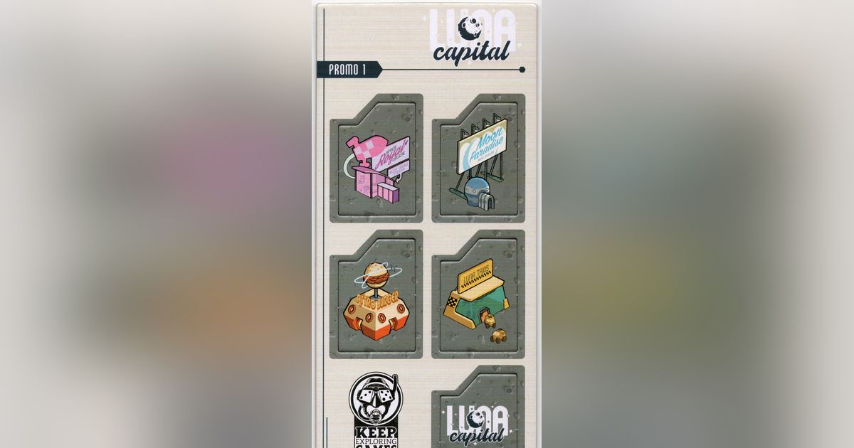 LUNA Capital: Promo 1 – Special Sponsor Tiles | Board Game | BoardGameGeek