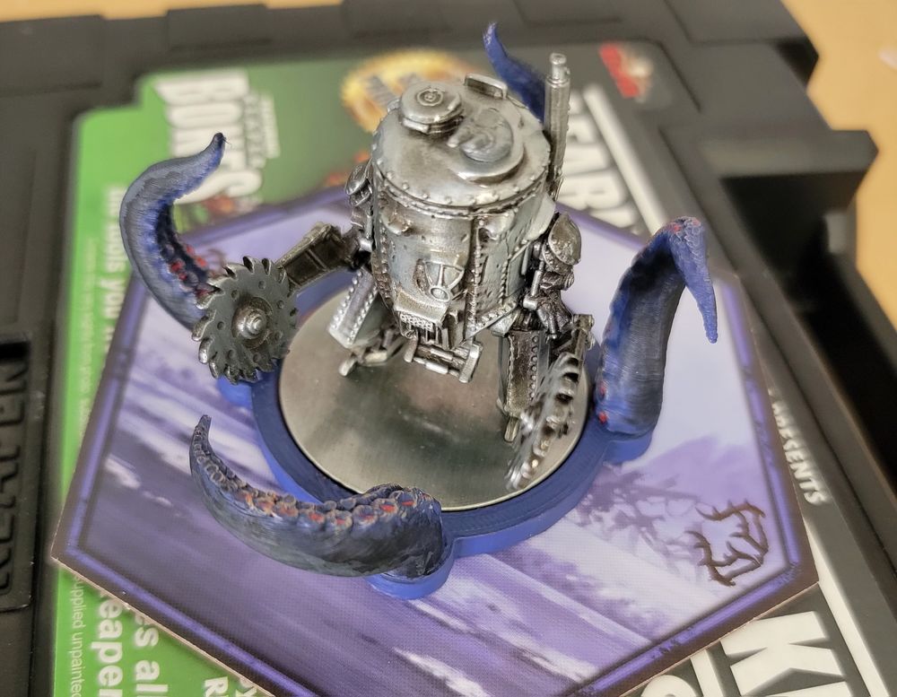 3d printed corrupted mech base | Expeditions