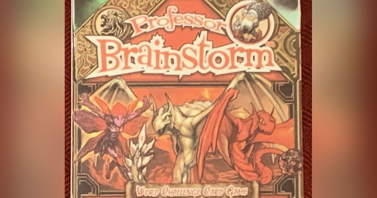 Professor Brainstorm Word Challenge Card Game: Dragonia Expansion Set ...