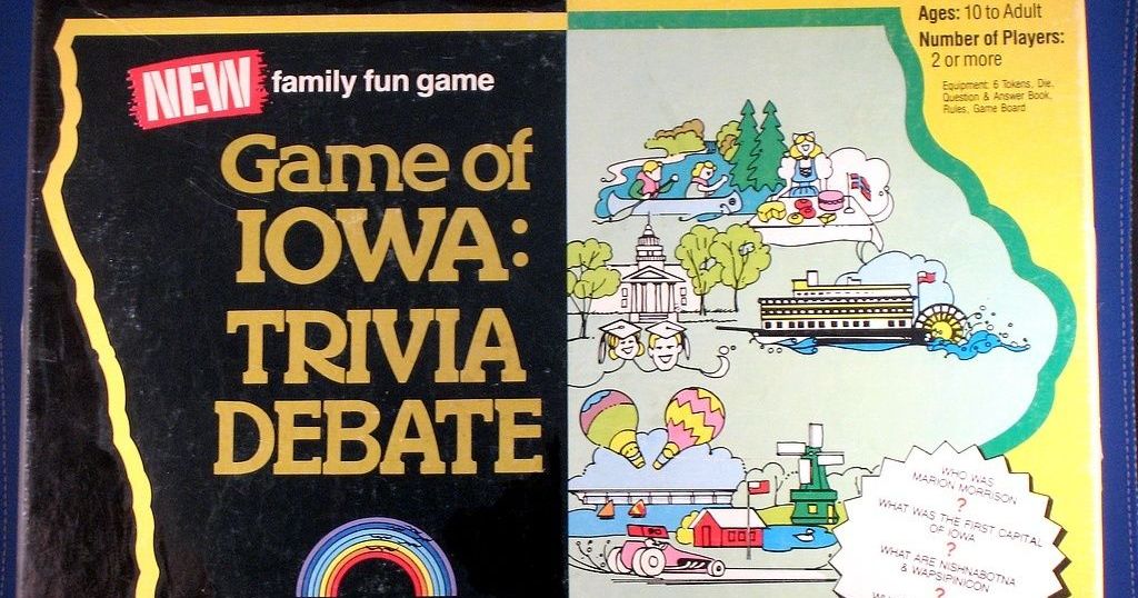 Game of Iowa: Trivia Debate | Board Game | BoardGameGeek