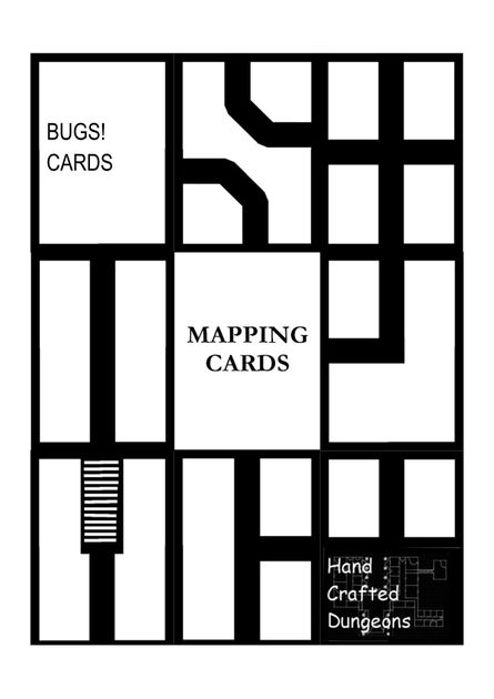 Mapping Cards: Bugs! Cards | RPG Item | RPGGeek