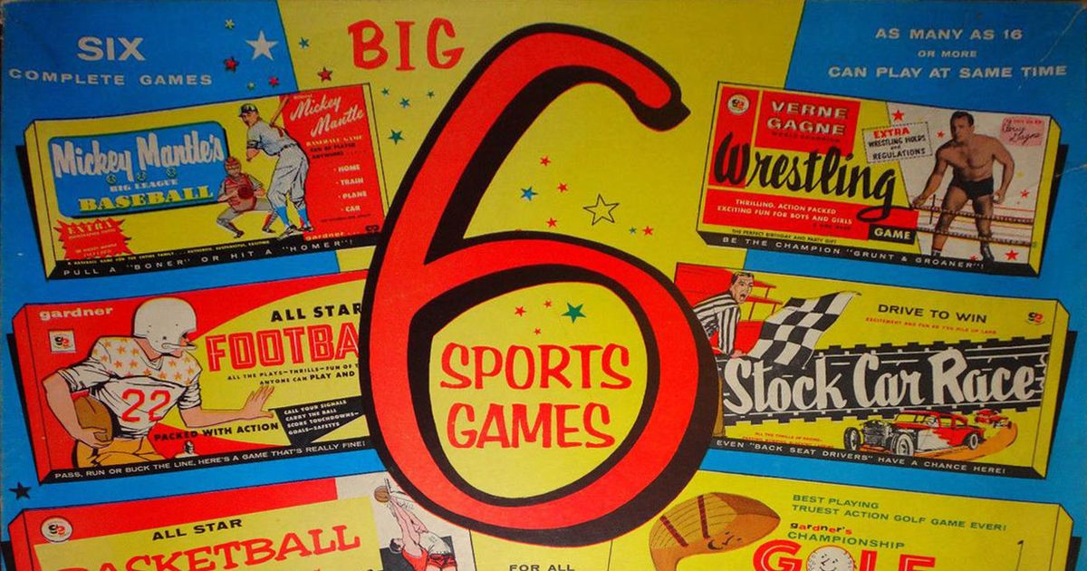 Big 6 Sports Games | Board Game | BoardGameGeek