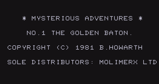 The Golden Baton | Video Game | VideoGameGeek
