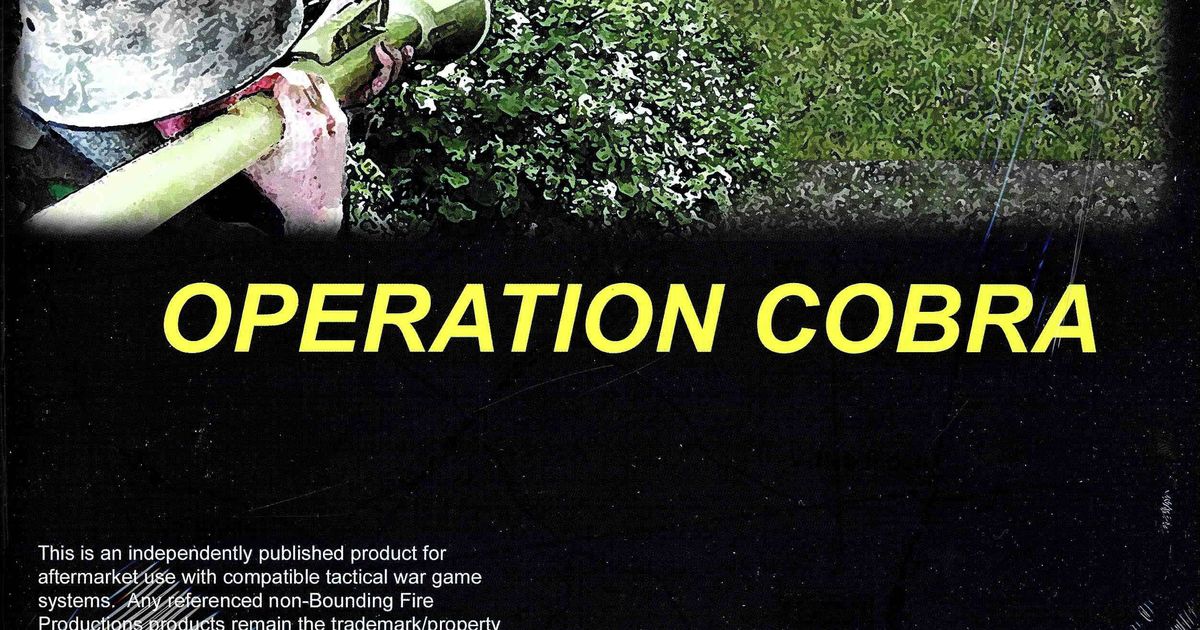 Operation Cobra | Board Game | BoardGameGeek