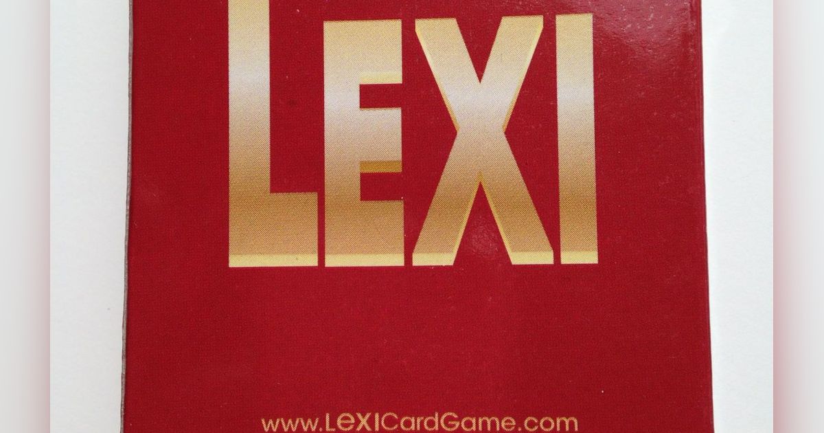 LEXI Card Game | Board Game | BoardGameGeek
