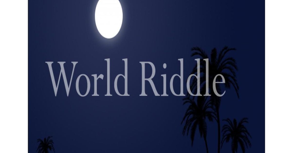 World Riddle | RPG Item | RPGGeek