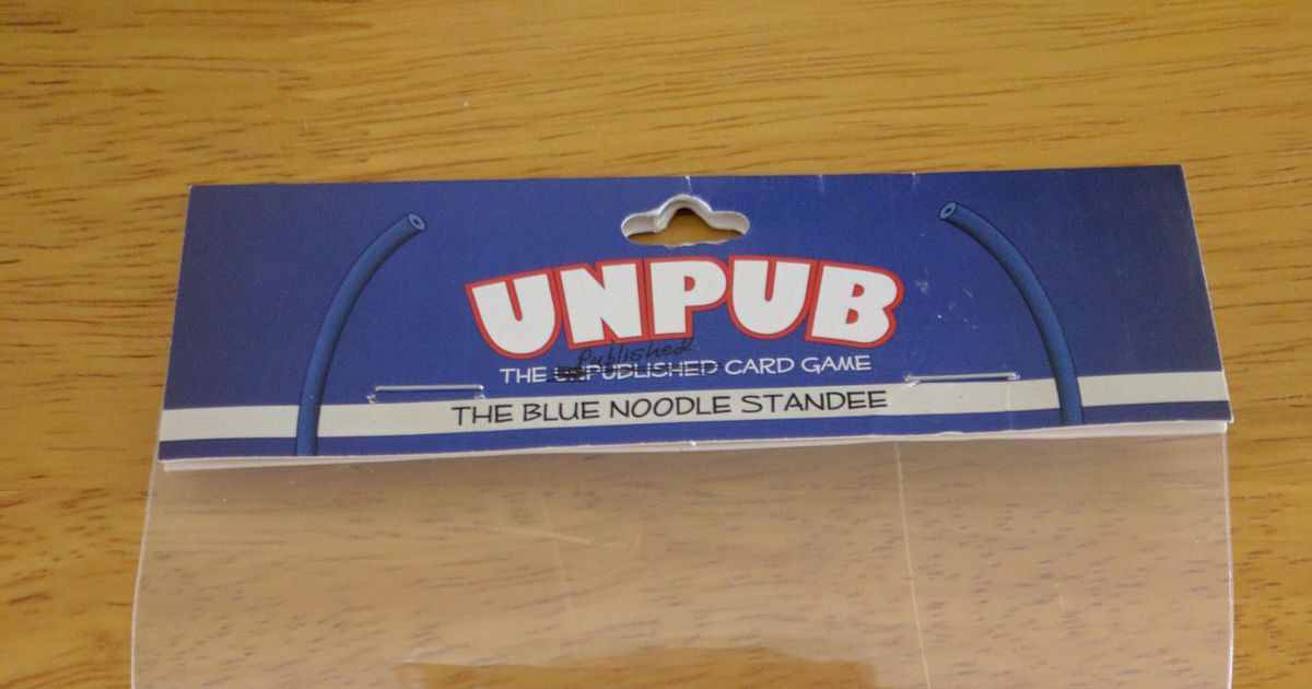 Unpub: The Unpublished Card Game – Blue Noodle | Board Game Accessory ...