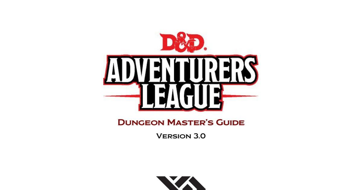 Adventurers League Dungeon Master's Guide (Tales from the Yawning ...